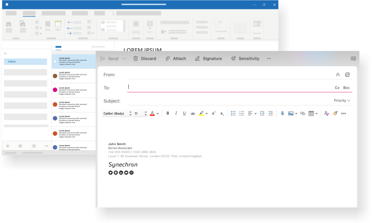 Synechron Email Signature | Synechron
